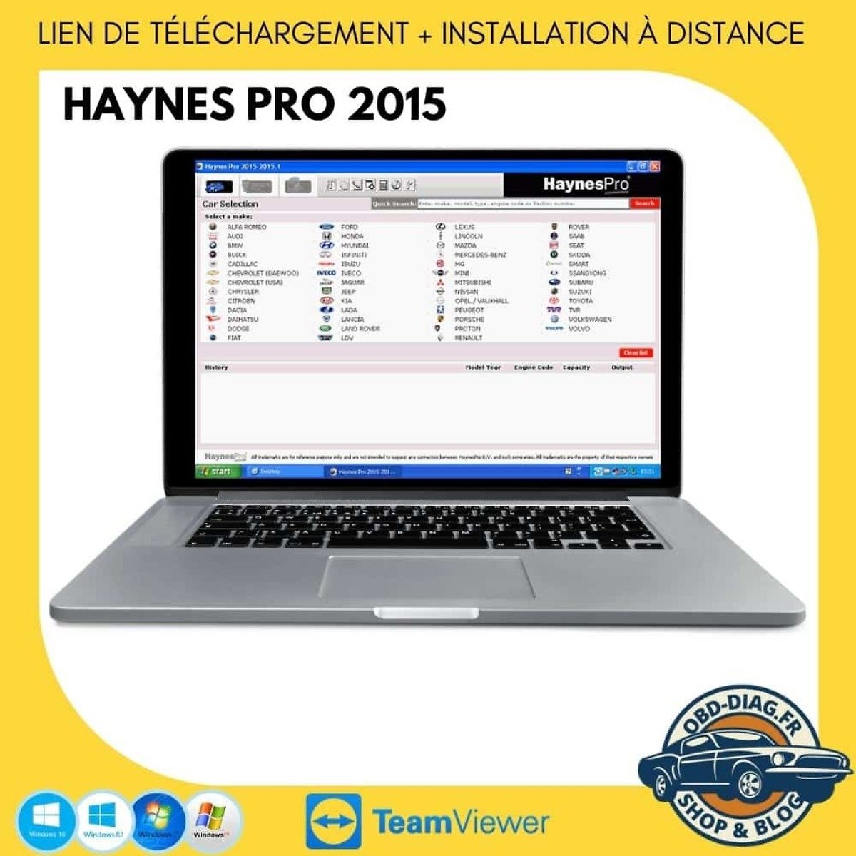Logiciel Haynes Pro 2015 - TÉLÉCHARGEMENT - OBD-Diag : Le Diagnostic ...