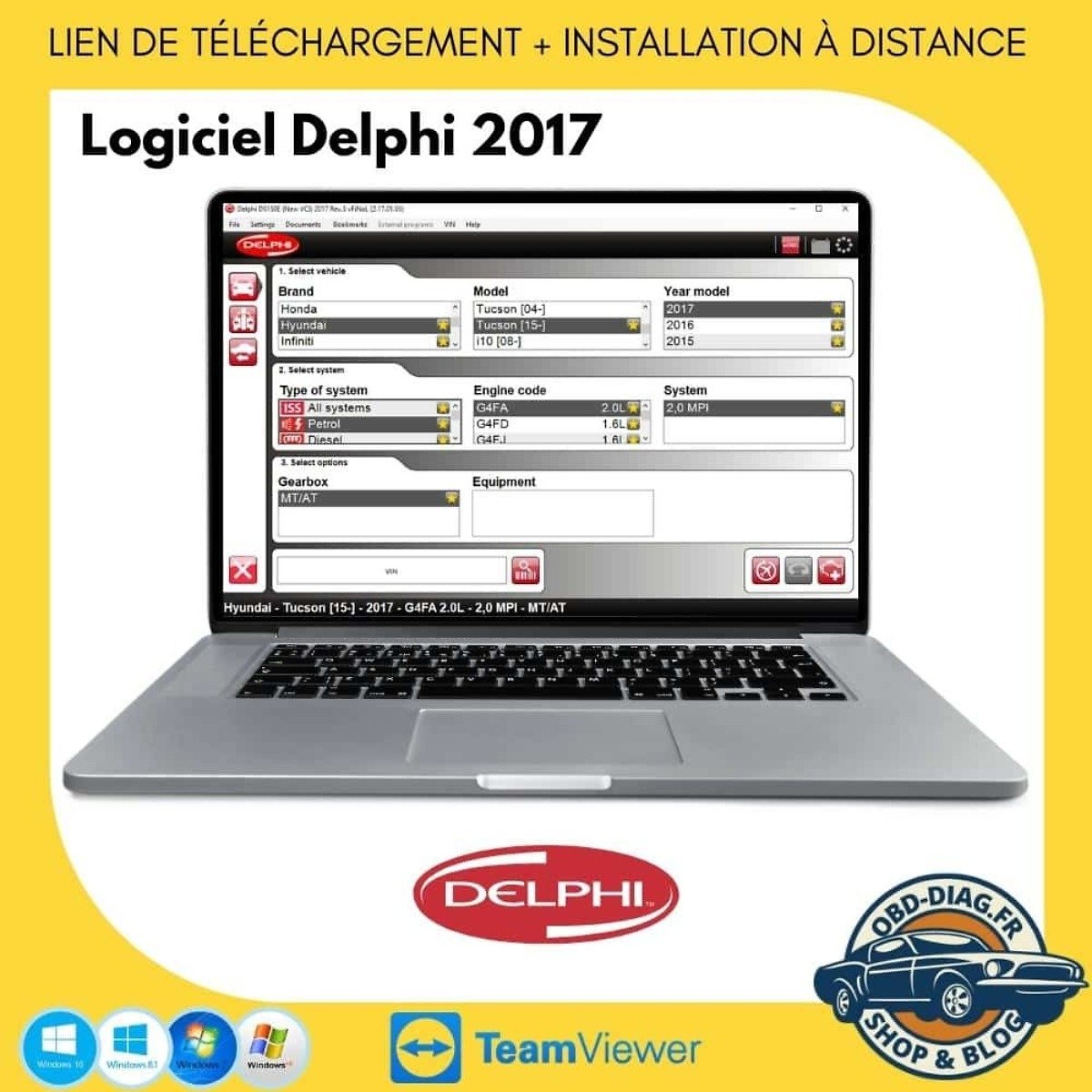 Logiciel Delphi 2017 REV3 - TÉLÉCHARGEMENT - OBD-Diag : Le Diagnostic Auto Facile Et Précis Pour ...