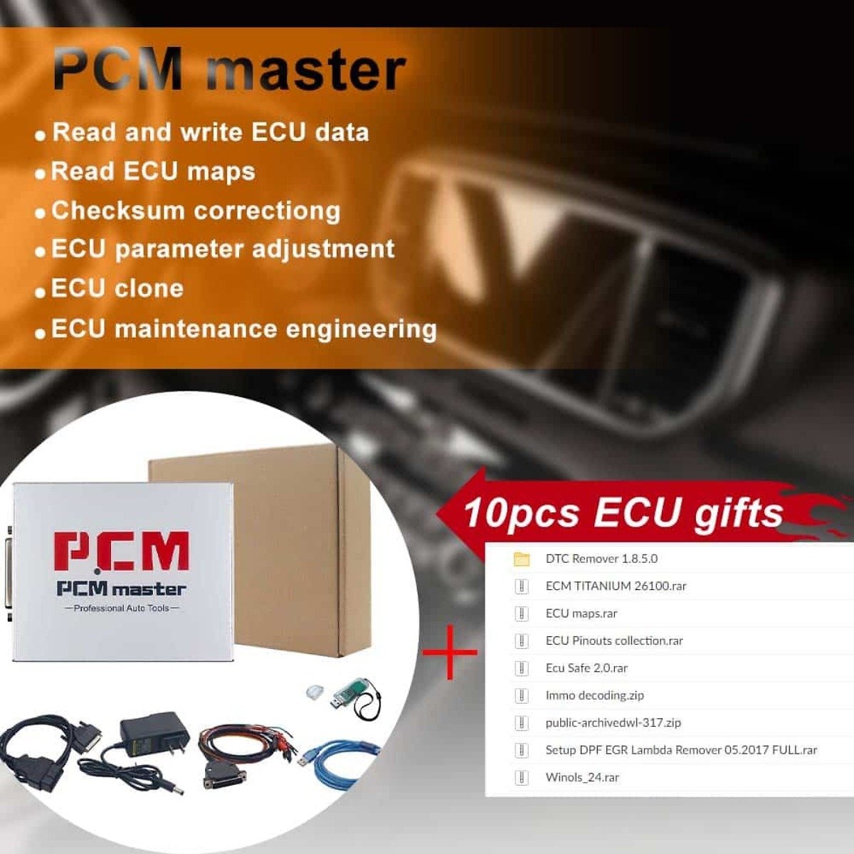 PCMmaster V1.20 ECU, Prenant En Charge 67 Modèles Pour MG1 MD1 EDC16 ...